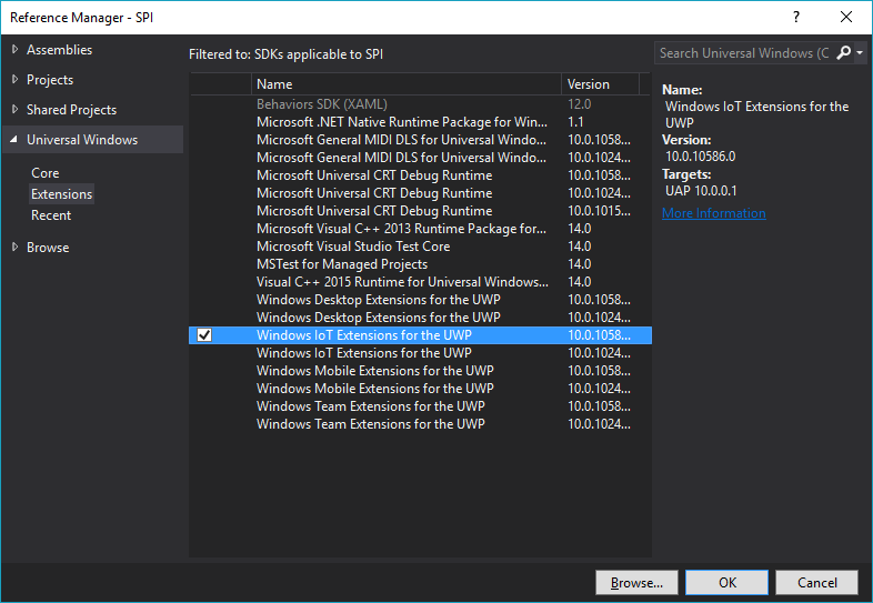 Connect Windows 10 to ADC using SPI · Amadeo's